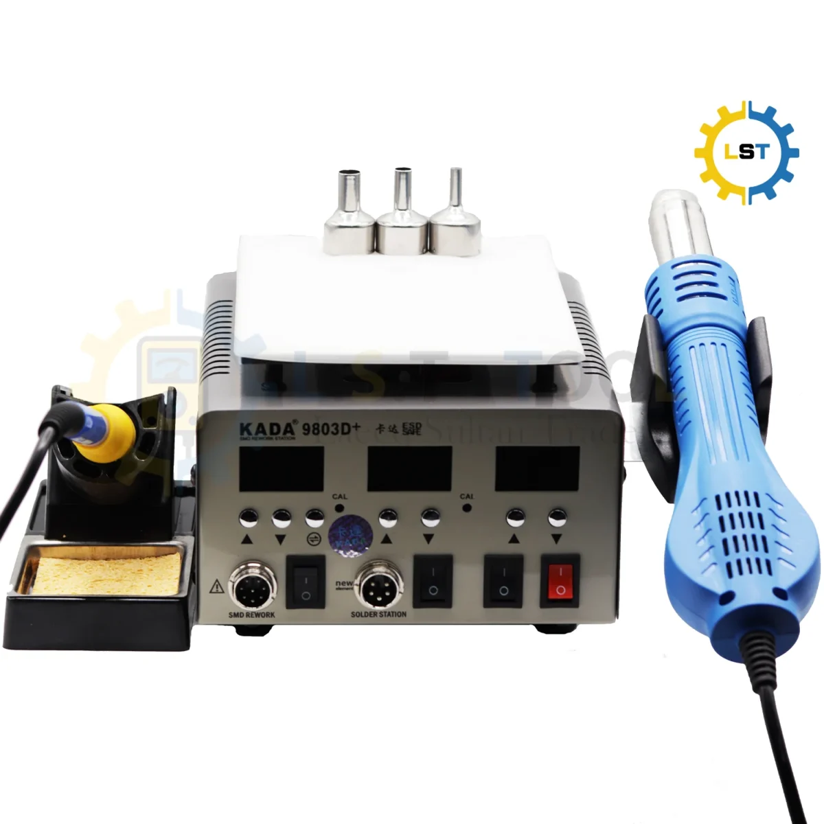 KADA 9803D+ 3 in 1 LCD Touch Screen Separator Machine Hot Air Station ...